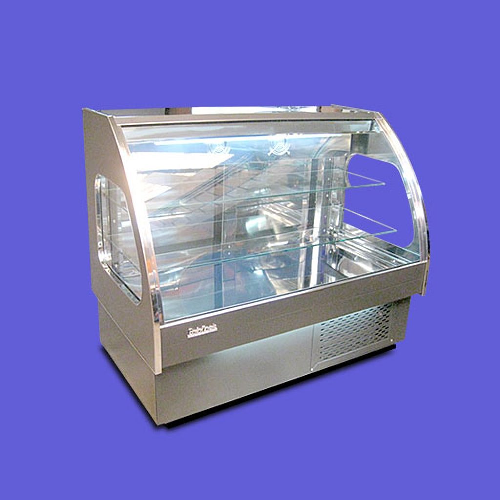 Refrigerador para pastelería vidrio curvo | Polo Norte Refrigeración