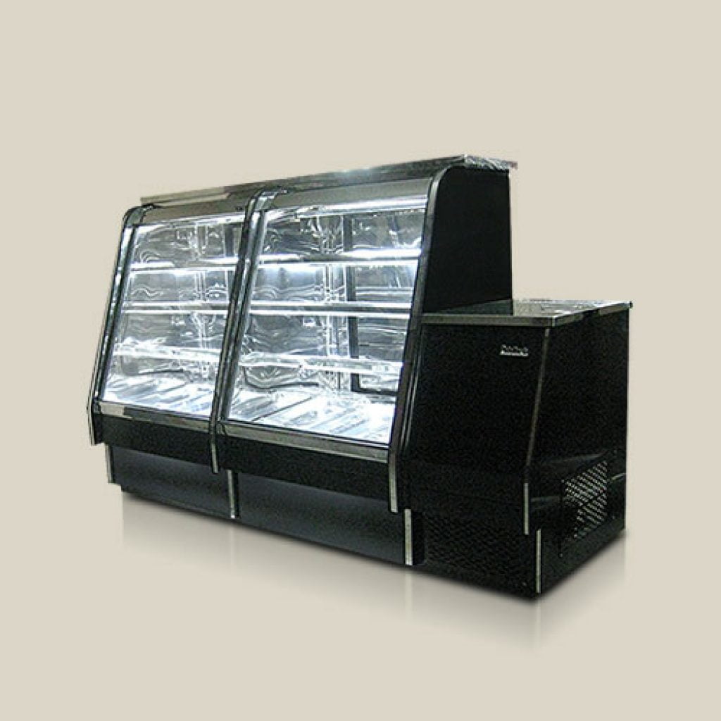 Refrigerador horizontal vidrio curvo | Polo Norte Refrigeración